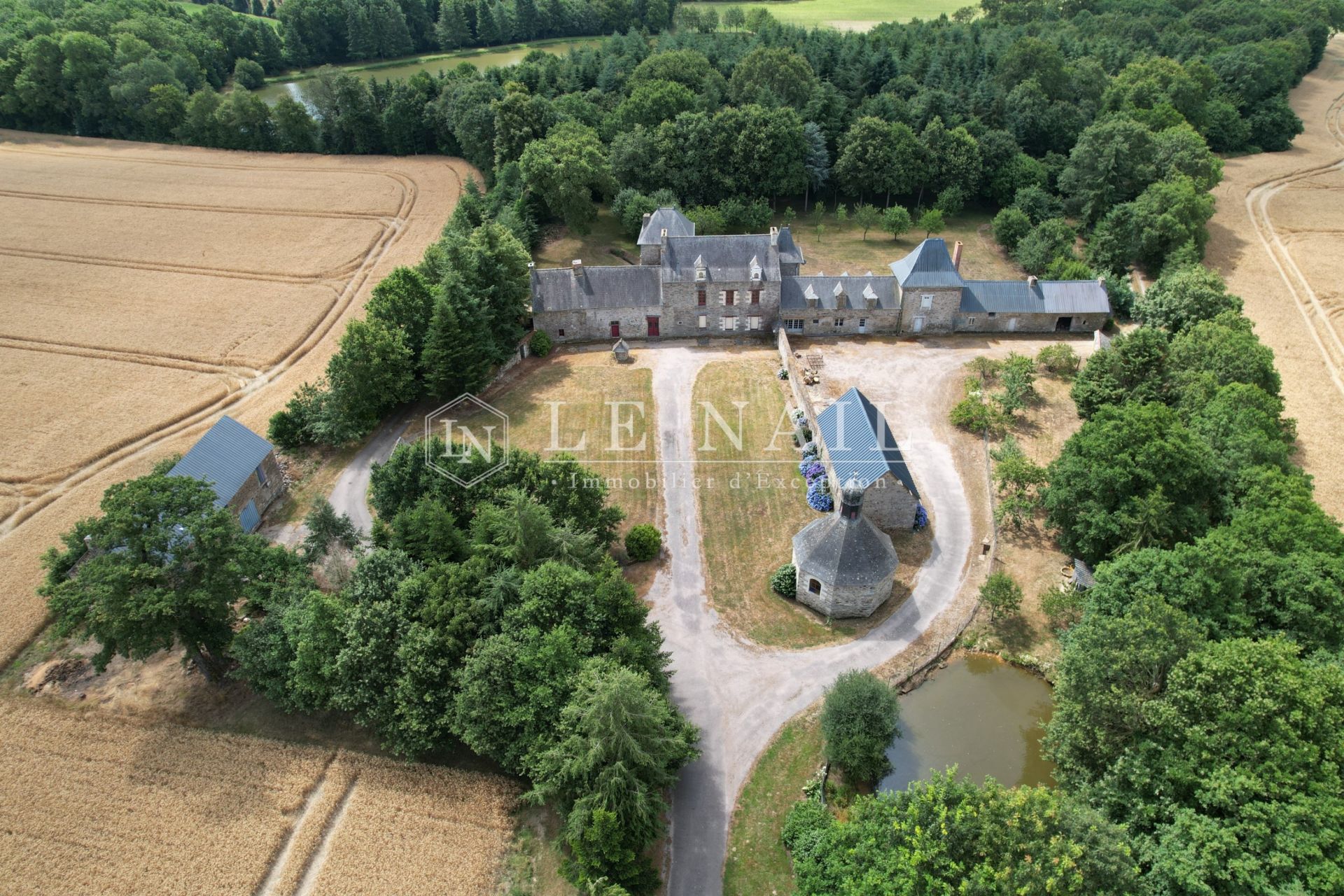 Manor House for Sale in Morbihan, GUER: A Unique Property with Chapel ...